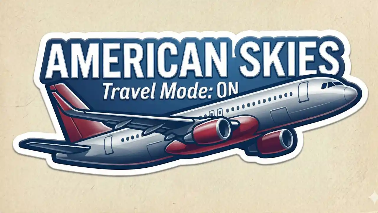 American Airlines Travel Stickers – Fly in Style | AryaSticker - Arya ...